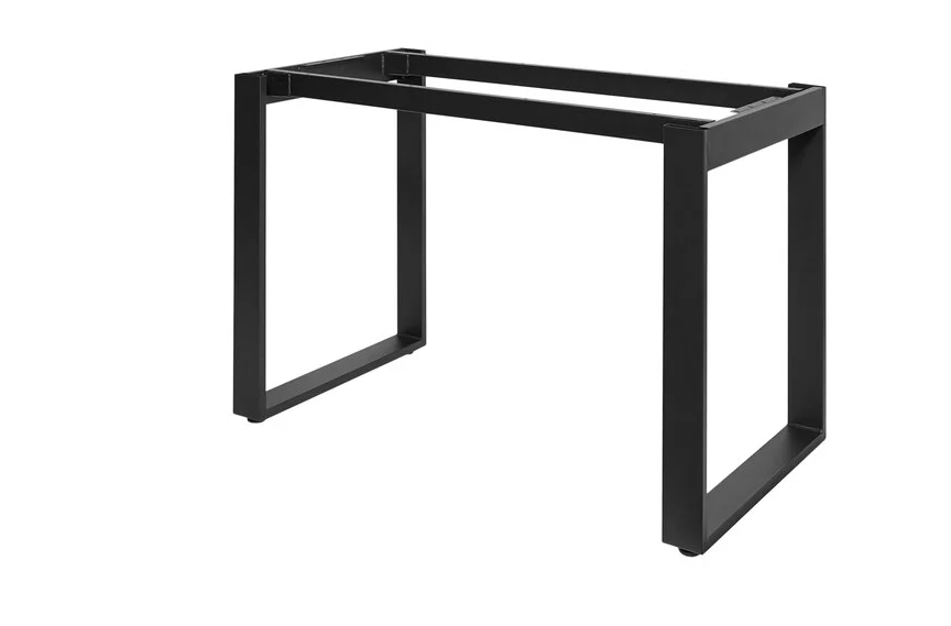Neil Pinto, Metal Table Base 2x2 H w/ Crossbar Flat Black – TLB Inc