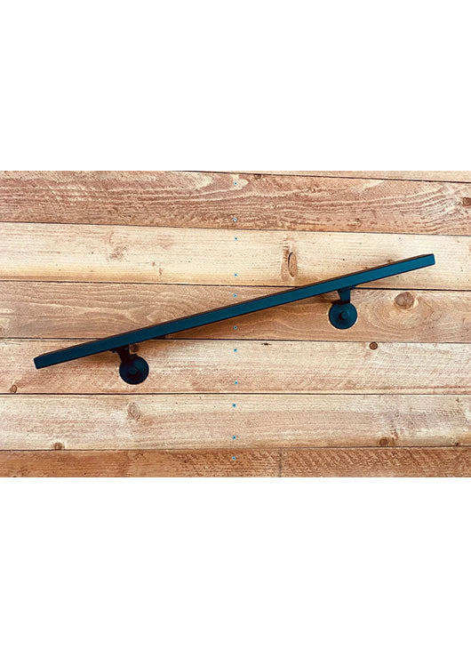 Metal Handrails | Black | Wall-Mount | ADA Compliant | Staircase Rail ...