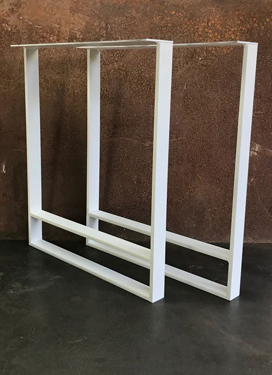 Metal Table Legs | Square | Modern | White – TLB Inc