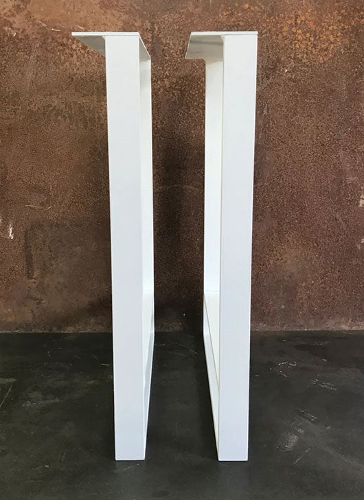 Metal Table Legs | Square | Modern | White – TLB Inc