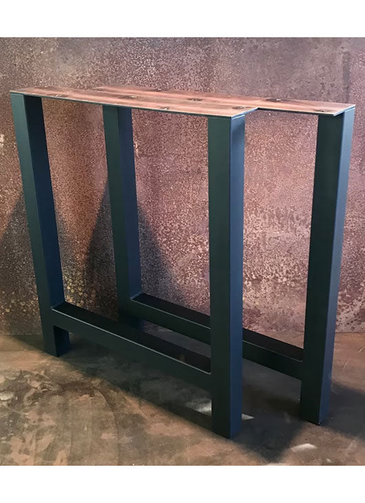 Metal Table Legs | H | Crossbar | Modern | Black – TLB Inc