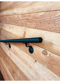 Metal Handrails | Black | Wall-Mount | ADA Compliant | Staircase Rail ...